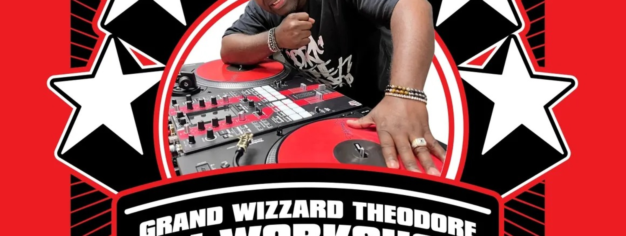 Meet the DJ who INVENTED scratching! Tuesday August 23rd, Grand Wizzard ...