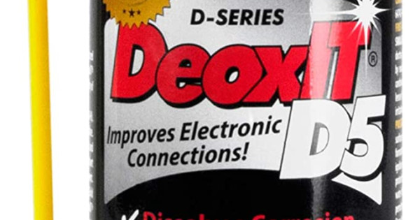 DeoxIT D5 Contact Cleaner Spray, 5oz Can