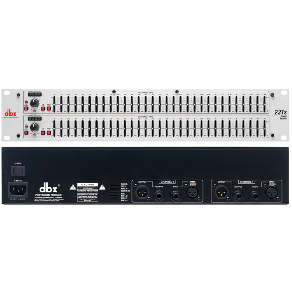 DBX 231sv Dual 31 Band Graphic Equalizer