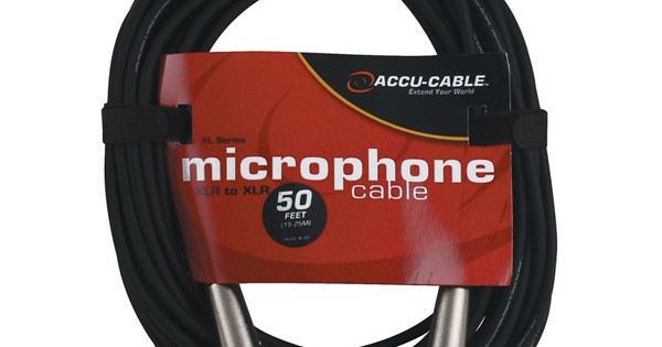 Accu Cable XL-50 Mic Cable - 50 ft
